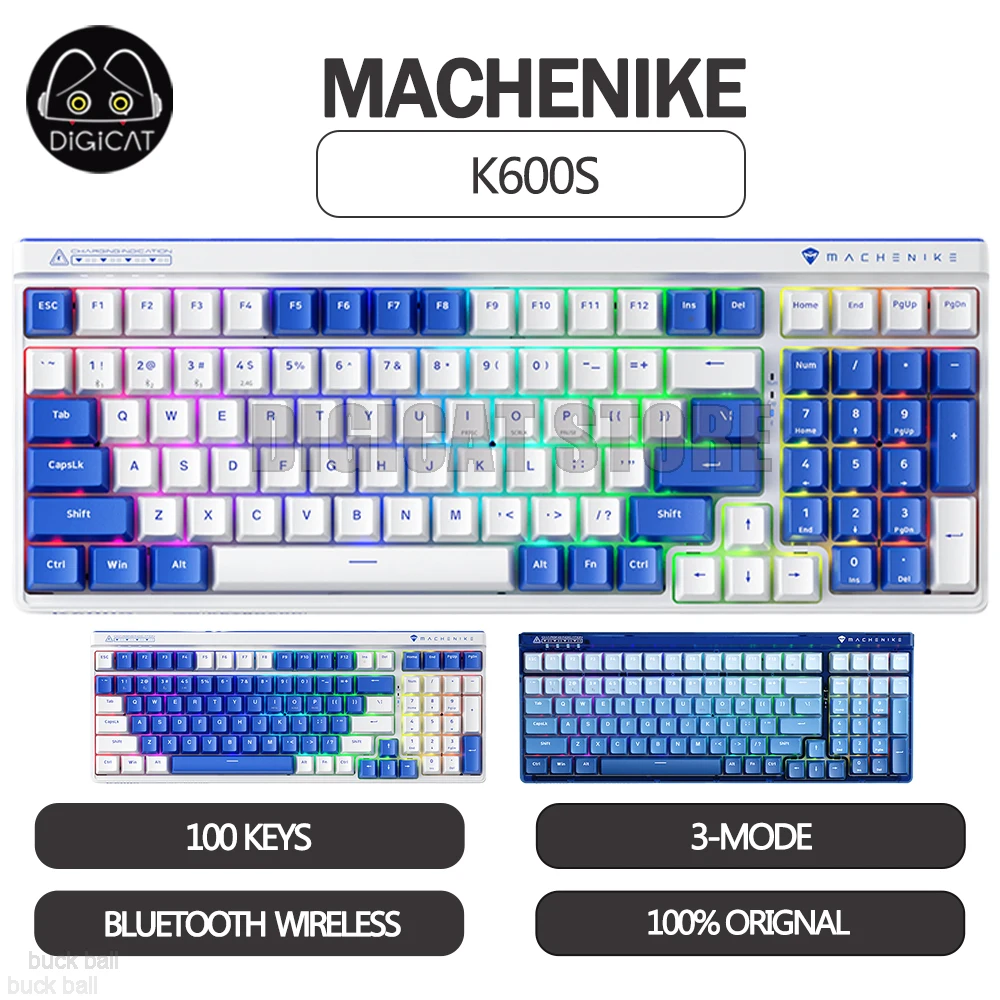 Mache-nike-K600S-Keyboard-3-Mode-Mechanical-Gamer-Keyboard-Dynamic-RGB ...