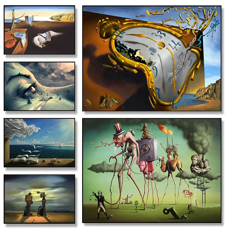Salvador-Dali-Classic-Art-Masterpieces-The-Persistence-of-Memory-Poster ...