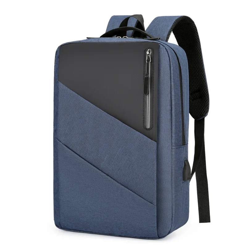 New-Backpack-Men-s-Business-Computer-Bag-USB-Interface-Solid-Color ...