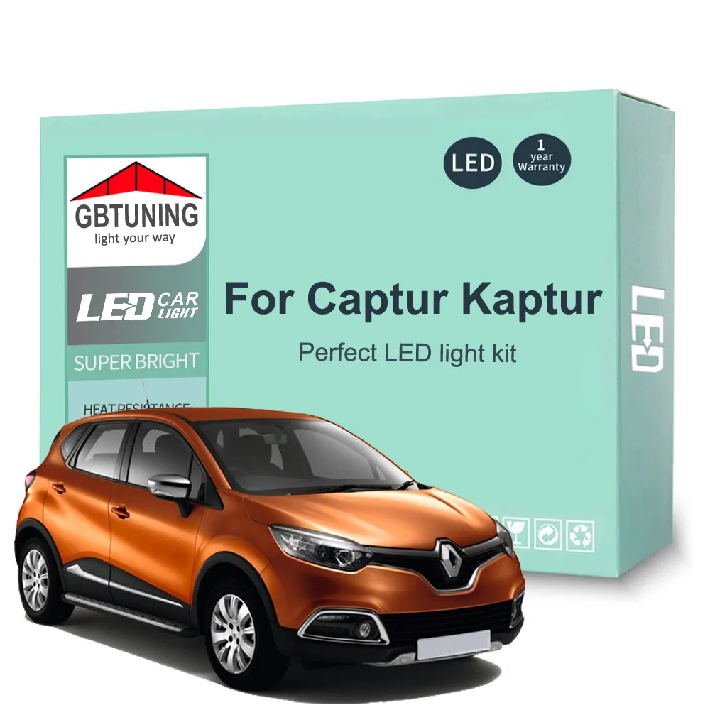 10Pcs Car Accessories For Renault Captur Kaptur 2013-2018 2019 2020 ...