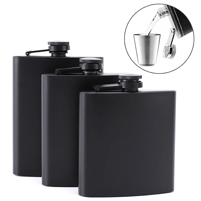 6oz-7oz-8oz-Portable-Stainless-Steel-Hip-Flask-Flagon-Whiskey-Wine-Pot ...