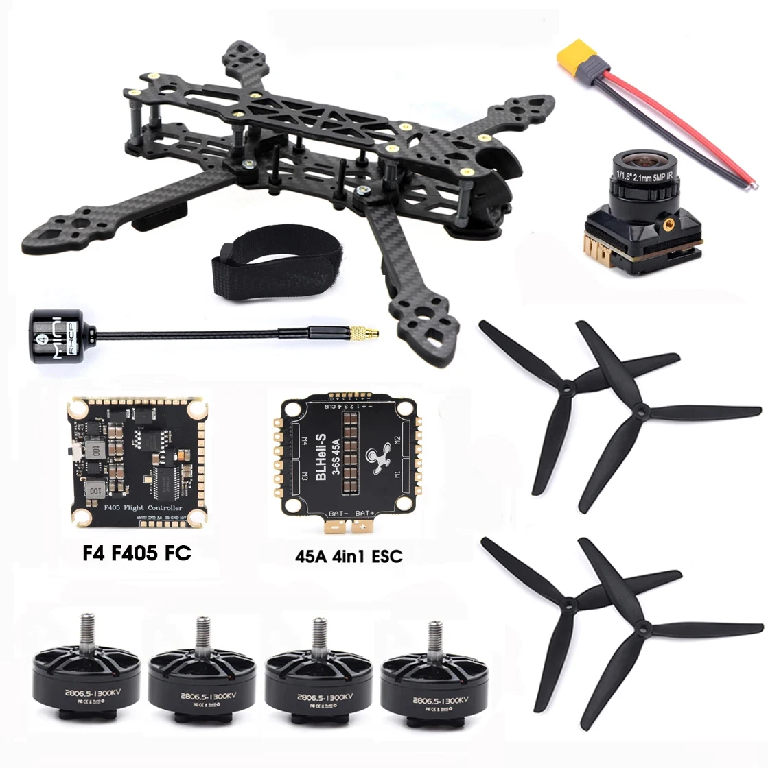 Mark4-7inch-295mm-Carbon-Fiber-Frame-F4-F405-Flight-Control-45A-4in1 ...