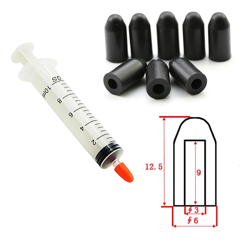 Silicone Rubber Syringe Sealing Test Tube | Silicone Rubber Sealing Head Gasket - Tool Parts ...