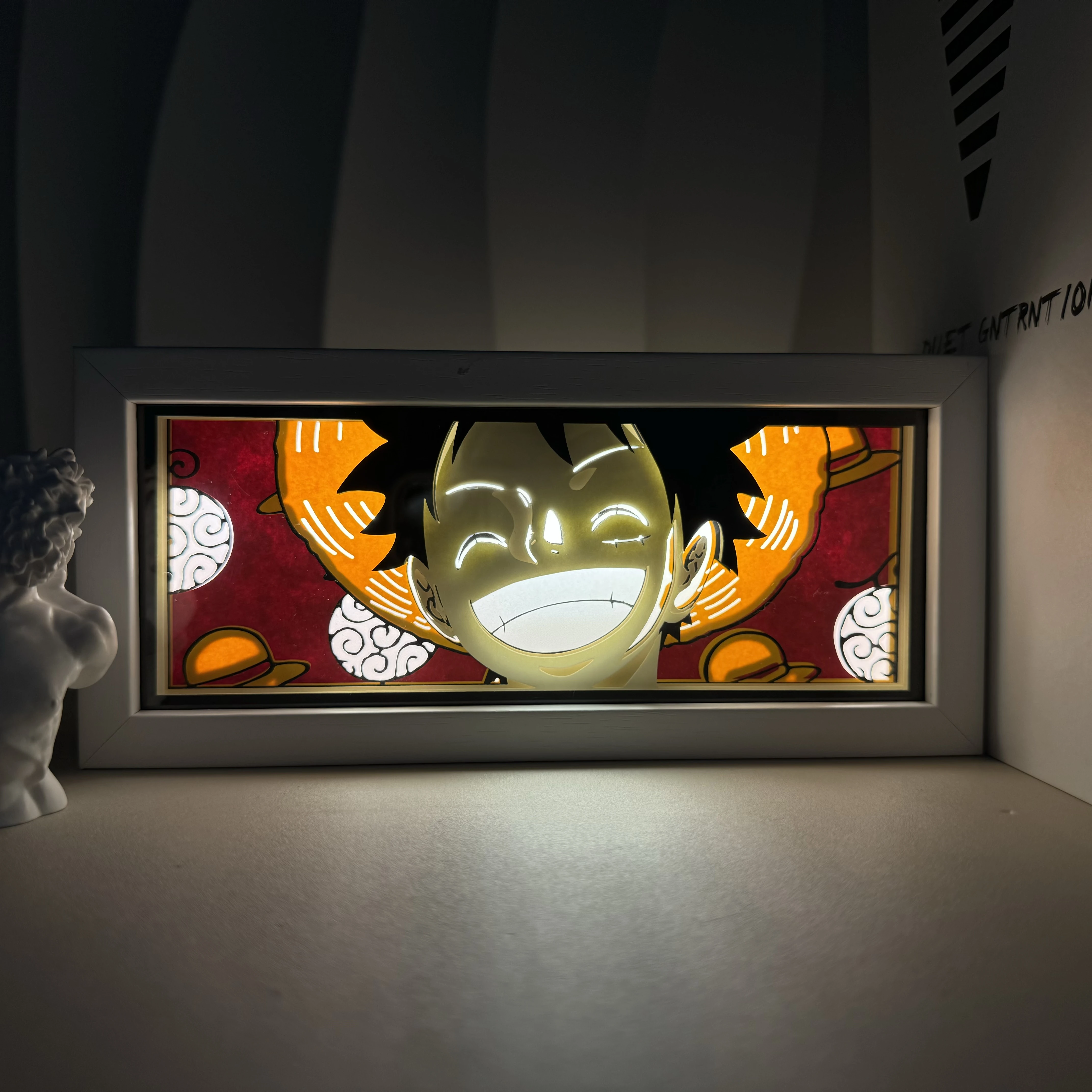 one-piece-Cartoon-series-paper-cut-light-room-bedroom-night-light ...