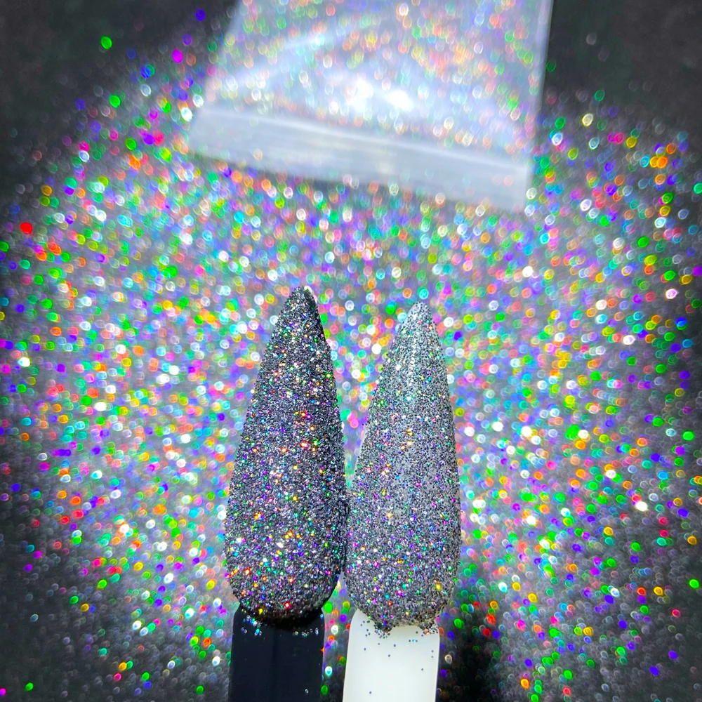 50G-0-2mm-Holographic-Silver-Gold-Glitter-Nail-Powder-Shining-Laser ...