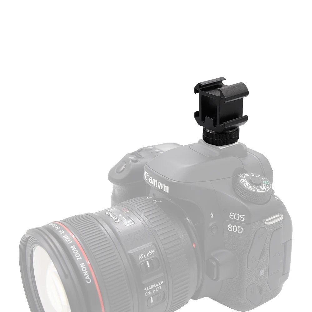 Universal-camera-rotating-pan-tilt-three-head-hot-shoe-base-flash-hot ...