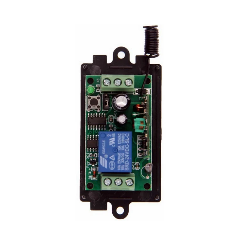 DC-9V-12V-24V-1-CH-1CH-RF-Wireless-Remote-Control-LED-Light-Motor-Pump ...