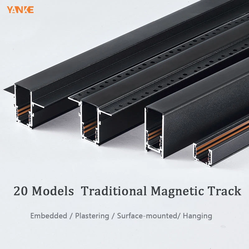 Magnetic-Track-System-Rail-Series-Ceiling-Embedded-Plastering-Surface ...