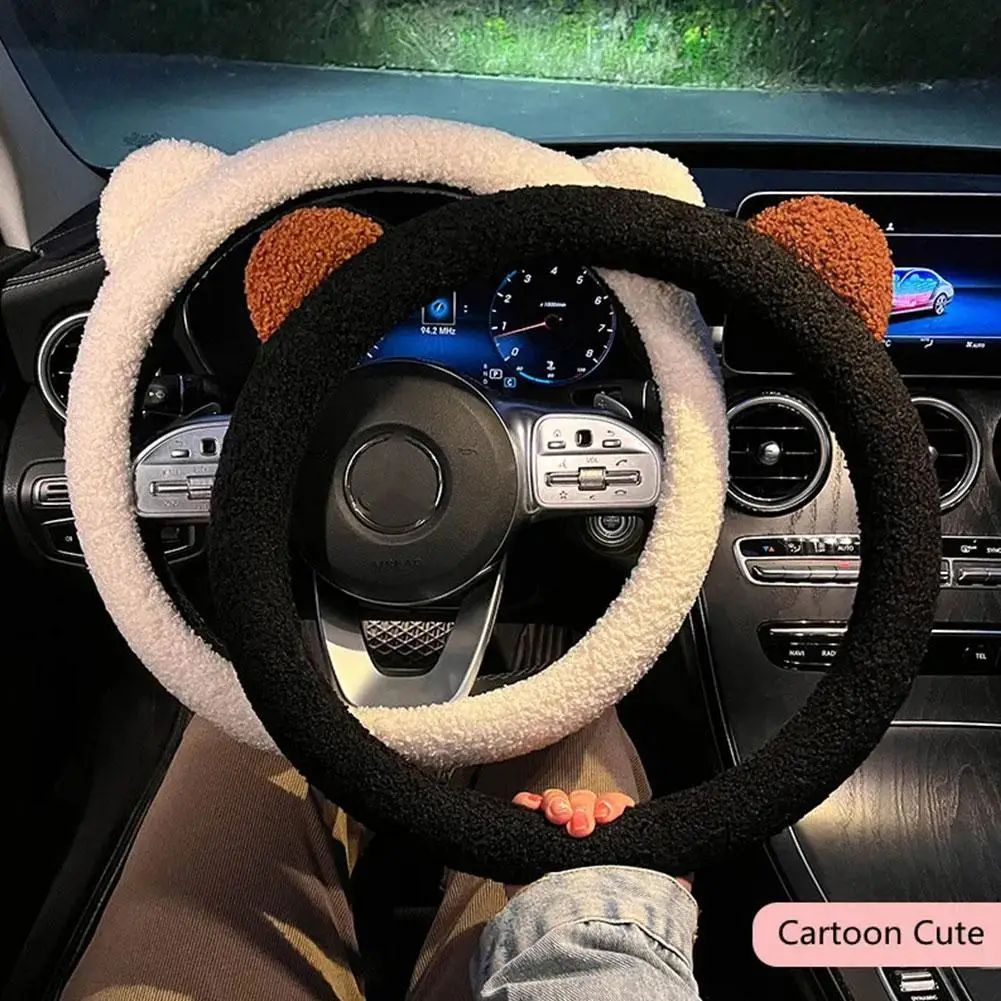 Steering wheel cover with ears store