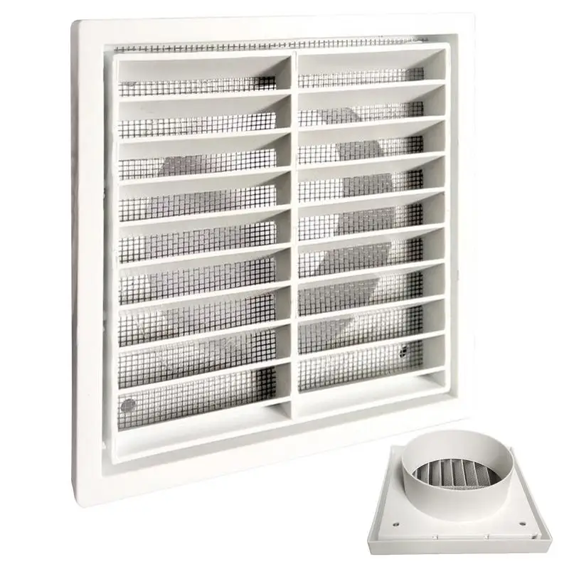 Vent-Louver-Adjustable-Air-Ventilation-Cover-With-Fly-Screen-Round ...