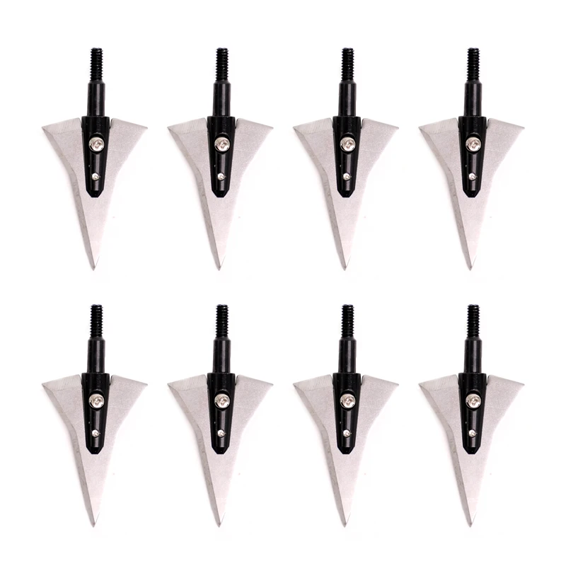 6-12-pcs-Archery-Blade-Broahead-125Grain-Hunting-Tip-Points-Sharp ...