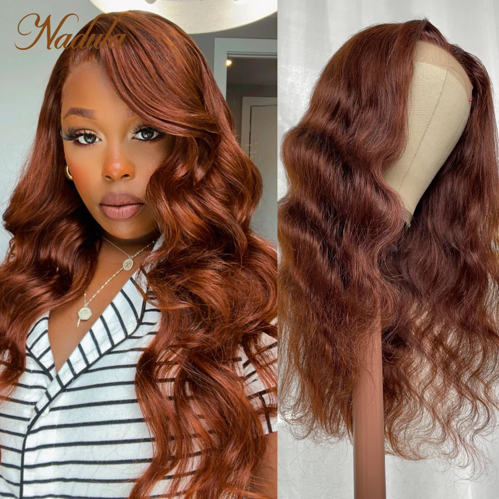 Human Hair Wigs Auburn Brown | Lace Wig Auburn Human Hair | Auburn ...