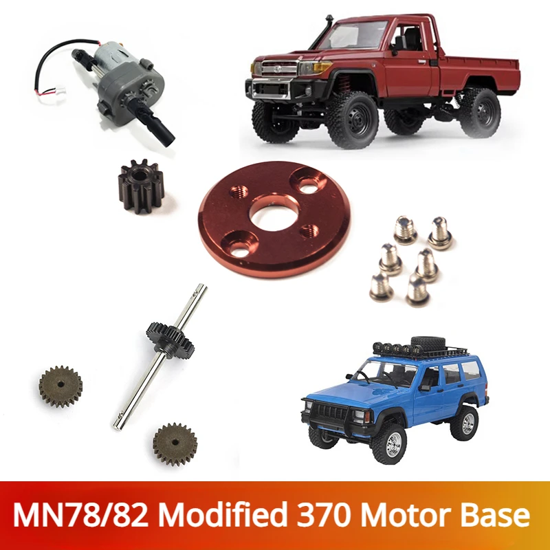 MN78-MN82-RC-Car-Modification-Upgrade-Parts-Wave-Box-Gear-To-370-Motor ...