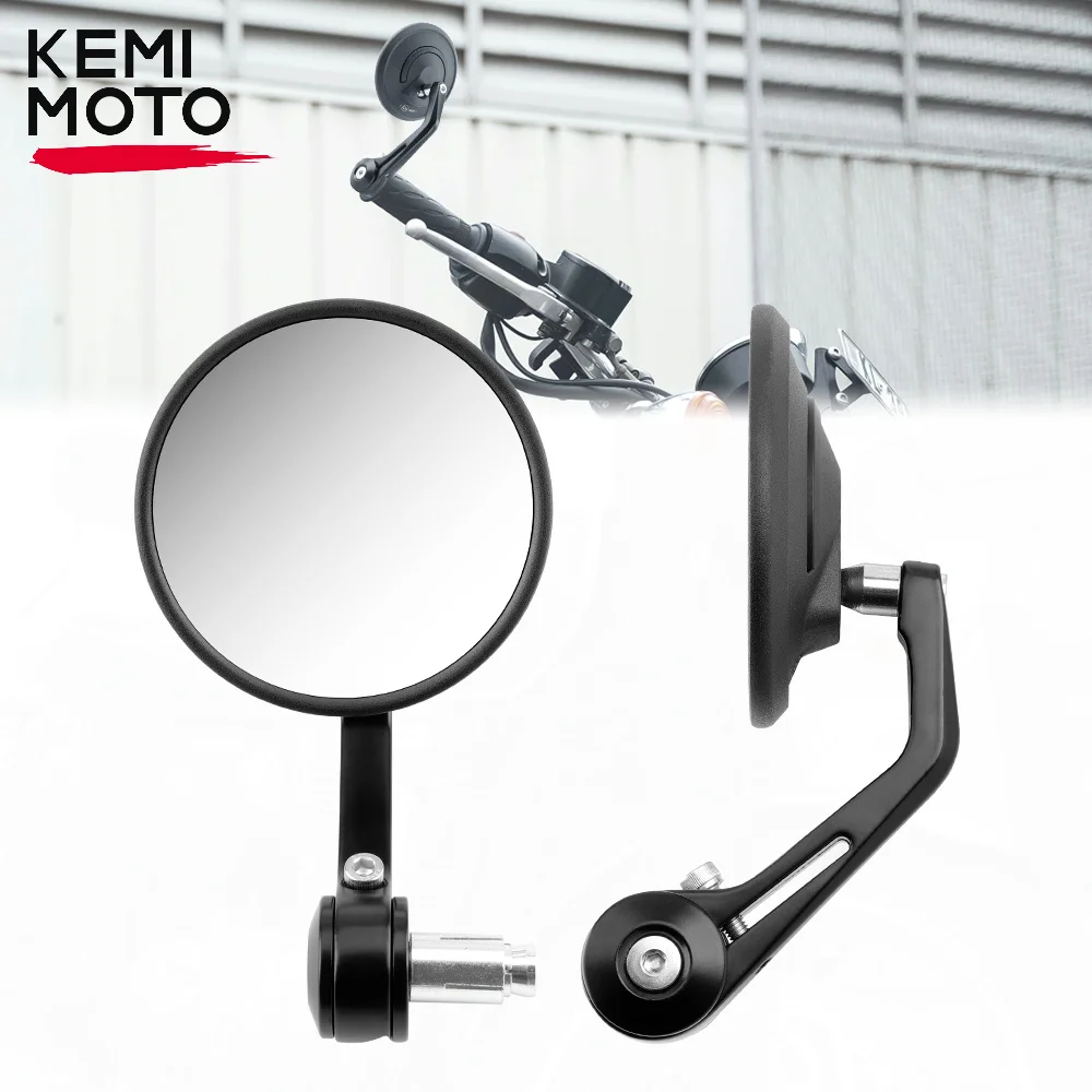 Motorcycle-Bar-End-Mirror-Round-Universal-Emark-Handlebar-Rearview-Mirror-Side-Mirror-for-Suzuki ...