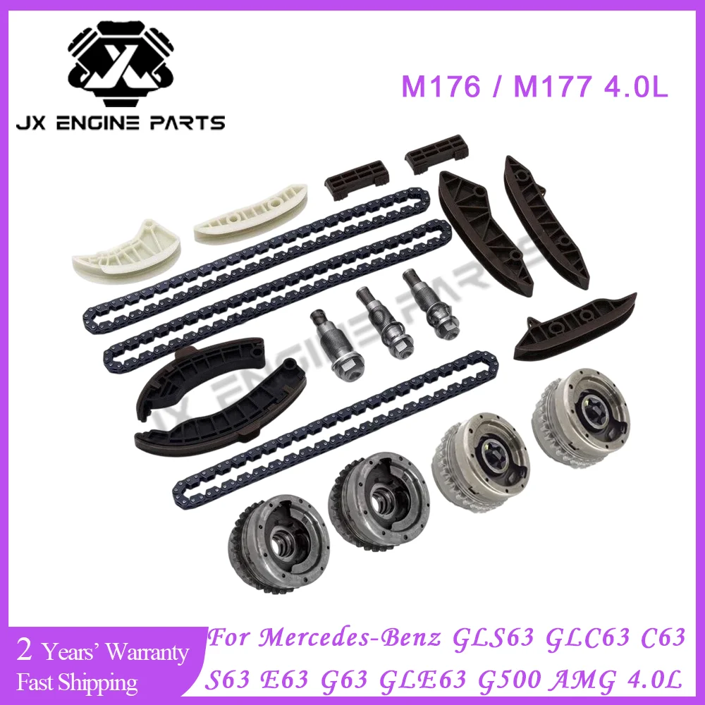 M176 M177 Engine Timing Chain Kit For Mercedes-Benz 4.0 AMG S GLS63 ...