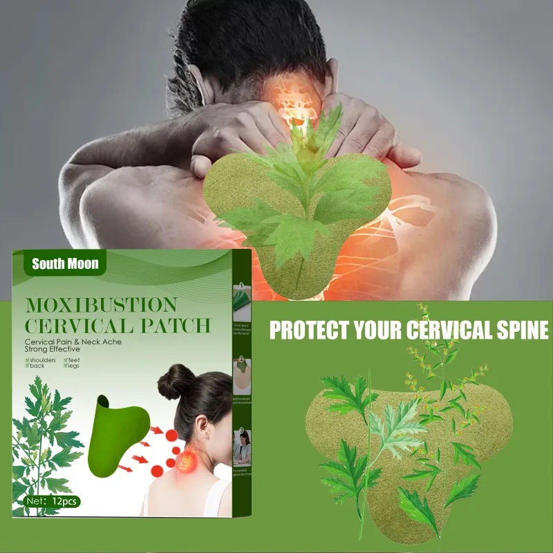 Moxa-Cervical-Spine-Patch-Hot-Compress-Cervical-Spine-Heating-Patch ...