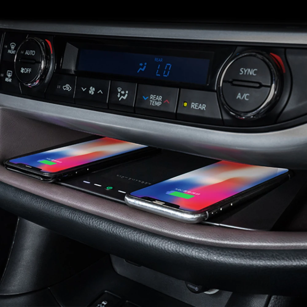 15W-Fast-charge-Car-charging-pad-For-Toyota-Highlander-2015-2021phone ...