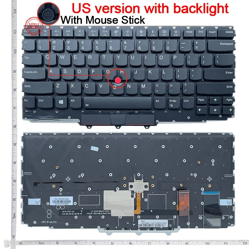 US-Backlit-Laptop-Keyboard-for-Lenovo-Thinkpad-X1-Yoga-2nd-Gen-2-2017 ...