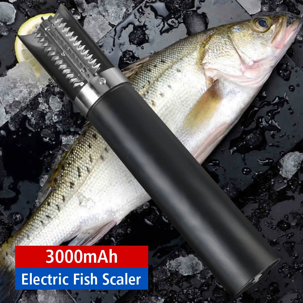 Seafood Tools Electric Fish Scaler Remover Wireless Portable Fish ...
