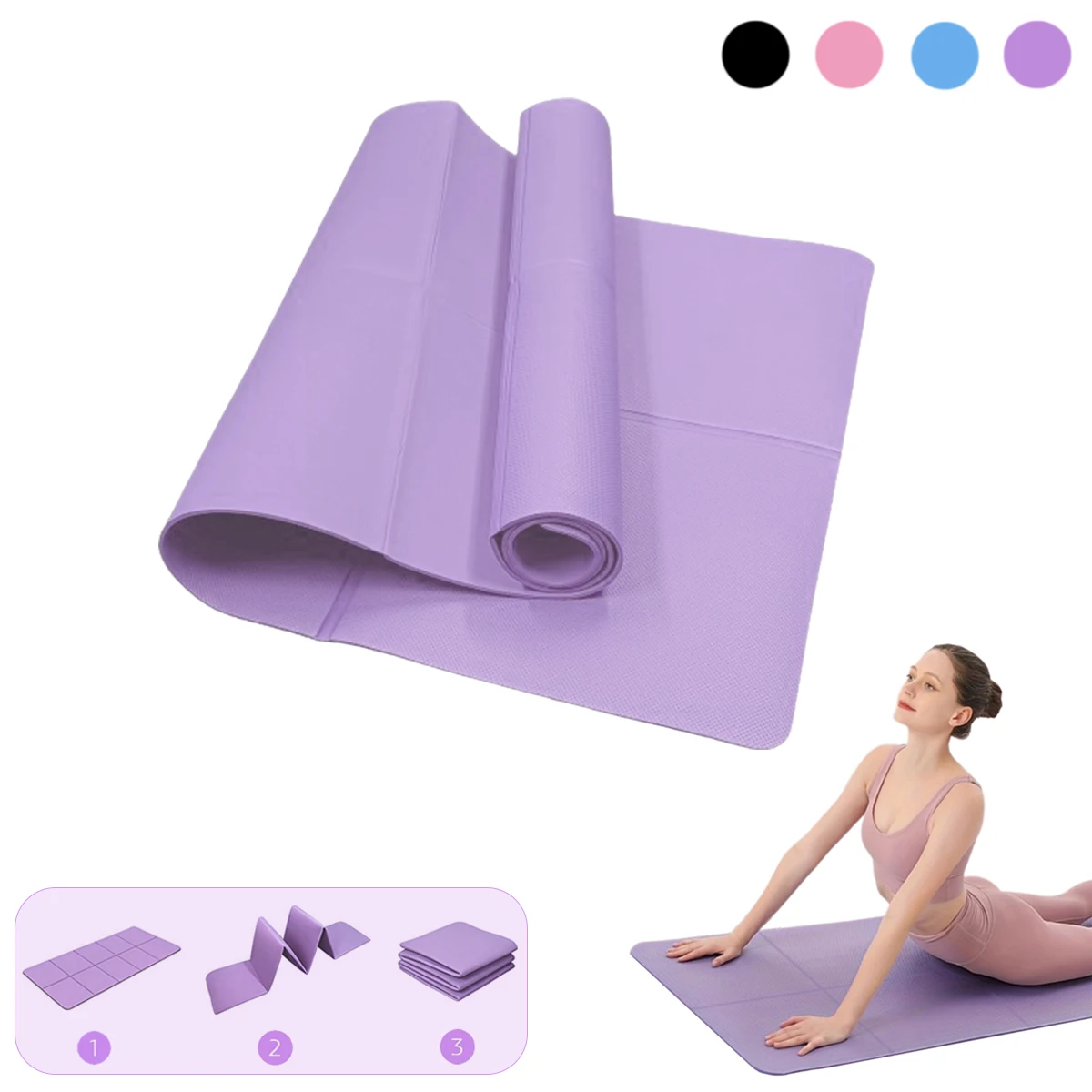 Foldable-Yoga-Mat-Eco-Friendly-EVA-Folding-Travel-Fitness-Exercise-Mat ...