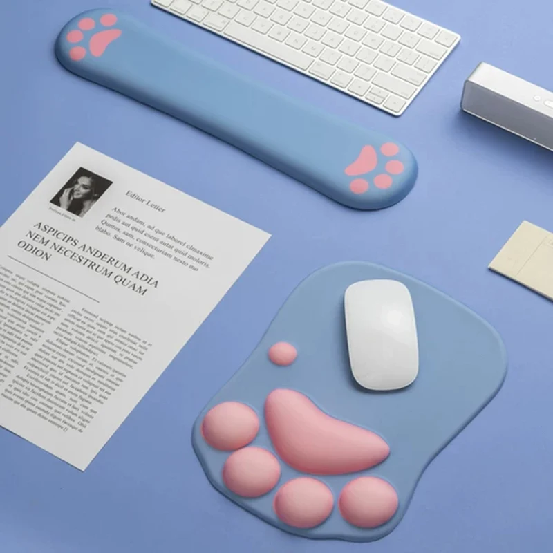 Cat-Paw-Mouse-Pad-Kawaii-Cute-Silicon-Gel-Mouse-Pads-with-Wrist-Rest ...