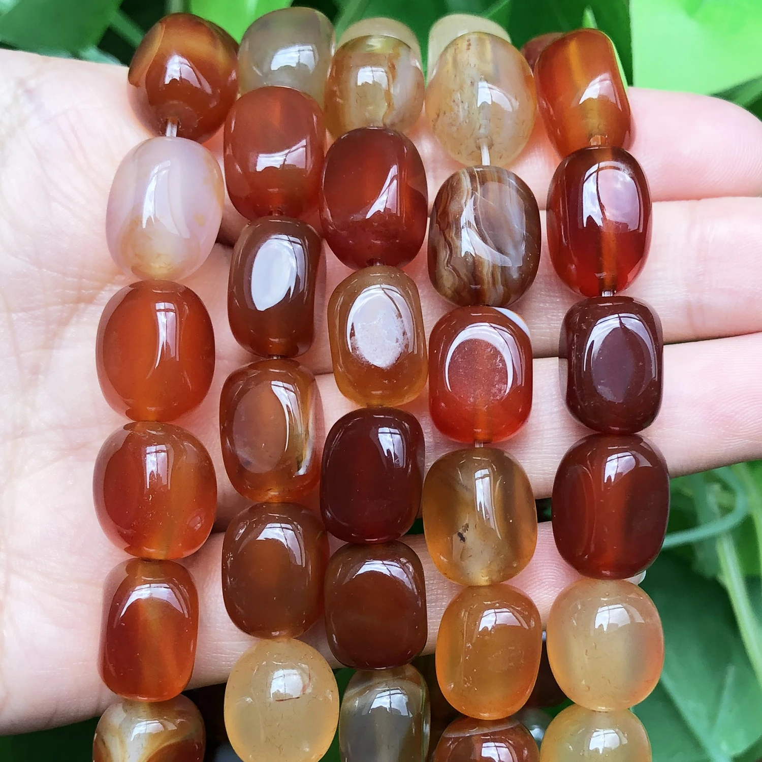 8x12mm Irregular Red Persian Agates Stone Beads Natural Loose Spacer ...