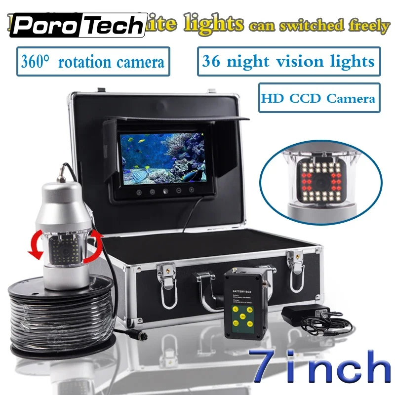 36pcs Light Full Range Vision HD CCD Night Vision Fishing Camera Wide ...