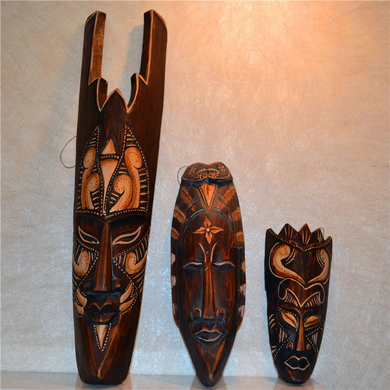 Southeast-Asian-style-wall-ornament-pendant-Thai-wood-carving-African ...