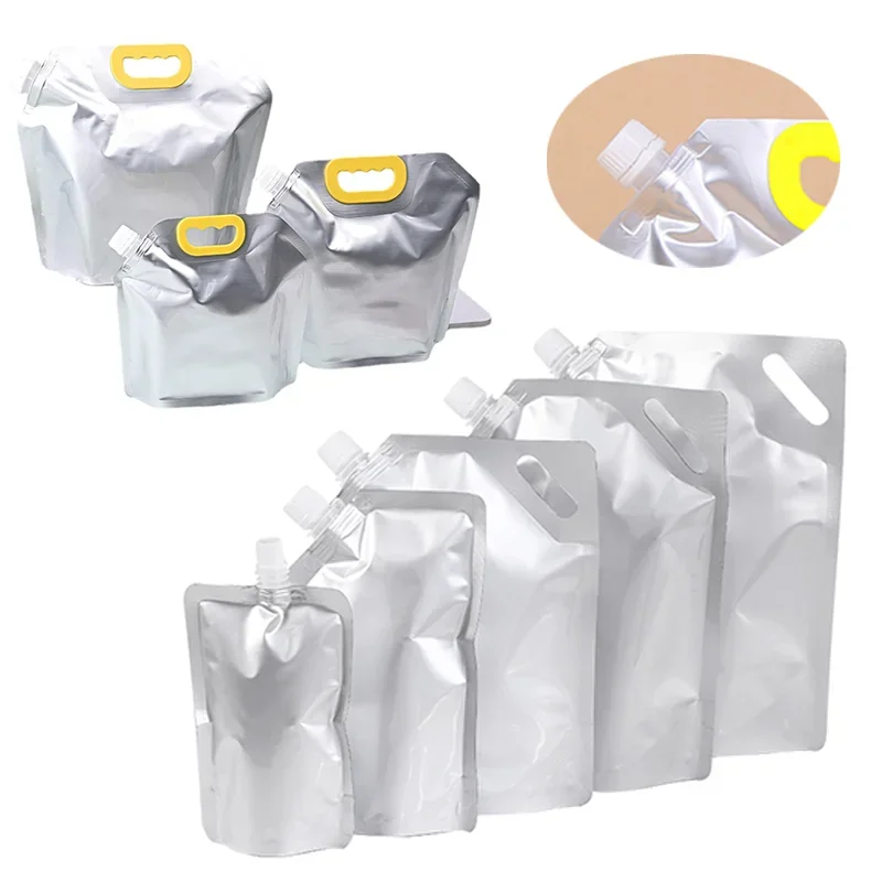 1PCS 50ML-10L Empty Food Grade Aluminum Foil Spout Bag for Beer Juice ...