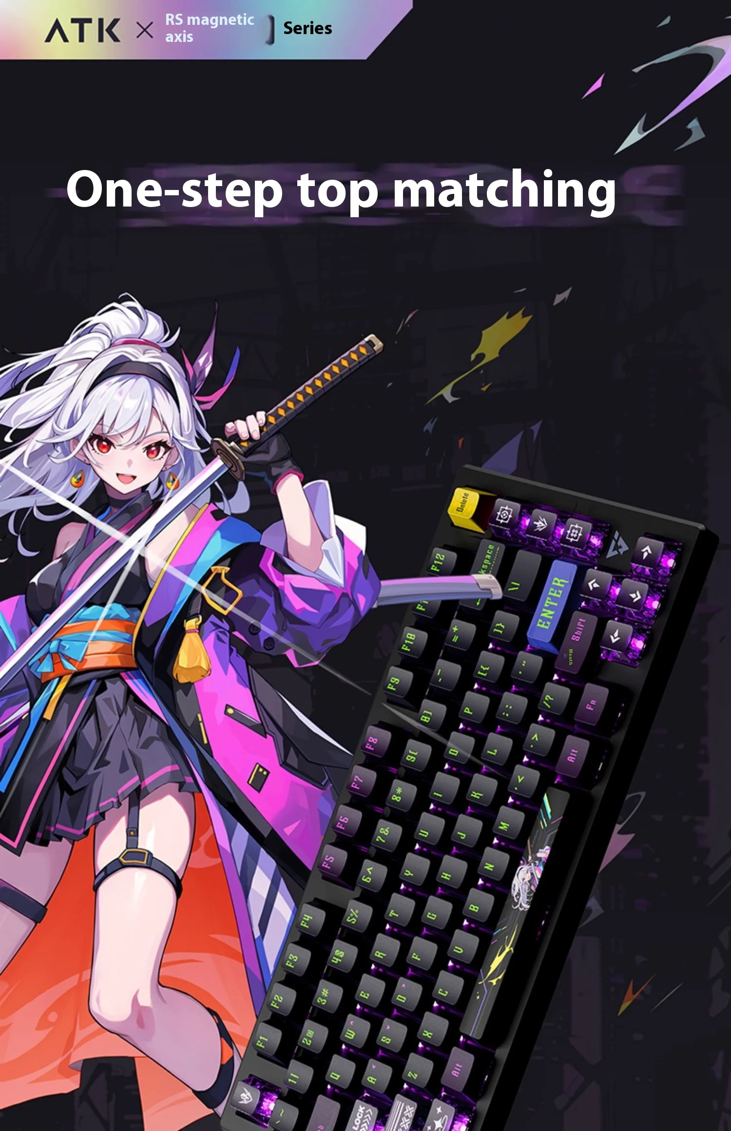 ATK RS7 Pro Keyboard - 8K Speed, Hall Effect, RGB Gaming Gear ...