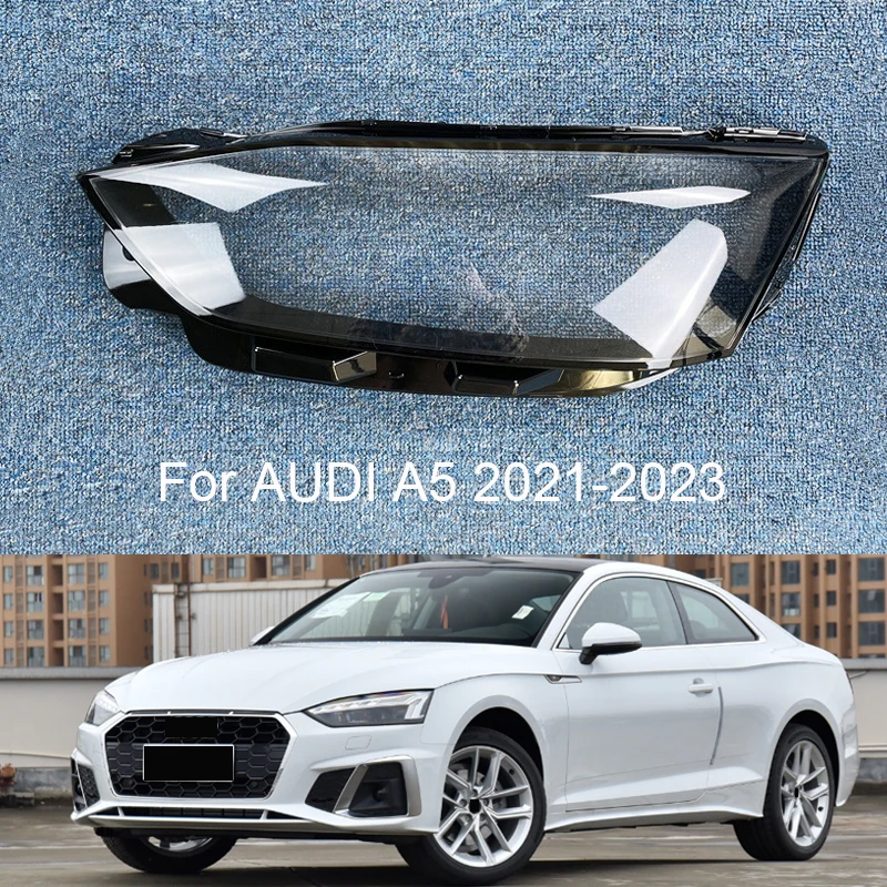 For-Audi-A5-S5-RS5-2021-2022-2023-Car-Headlight-Shell-Headlight-cover ...