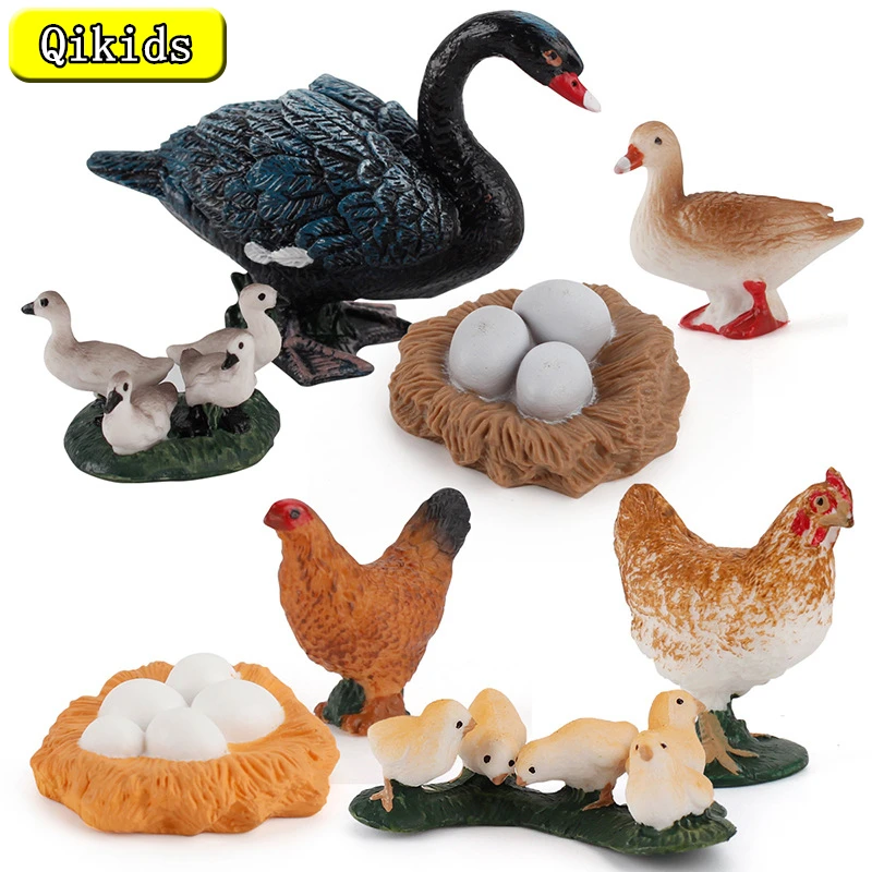 Farm-Toy-Simulation-Poultry-Animal-Model-Chicken-Fowl-Duck-Goose ...