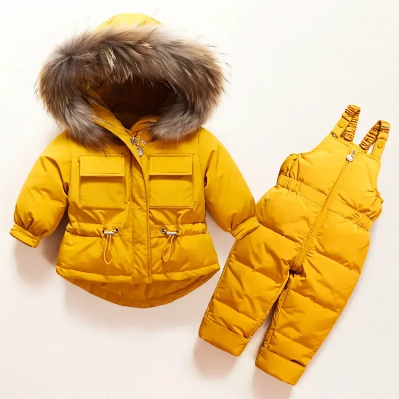 Winter-Children-Clothing-Set-Baby-Boy-Girl-Clothes-Warm-Down-Jacket ...