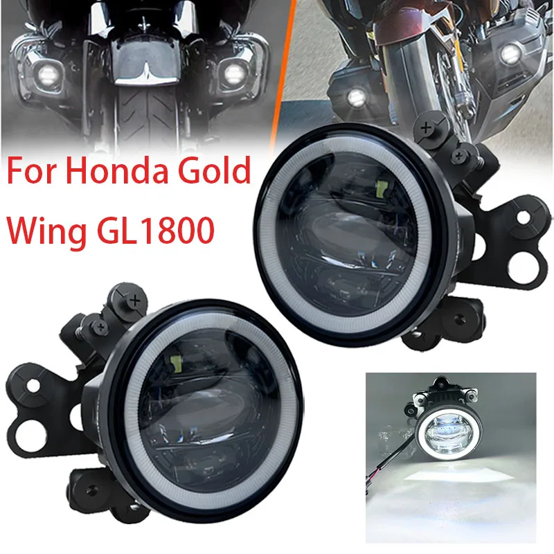 DOT-E9-Moto-LED-Headlights-for-Honda-Goldwing-1800-GL1800-2006-2010 ...