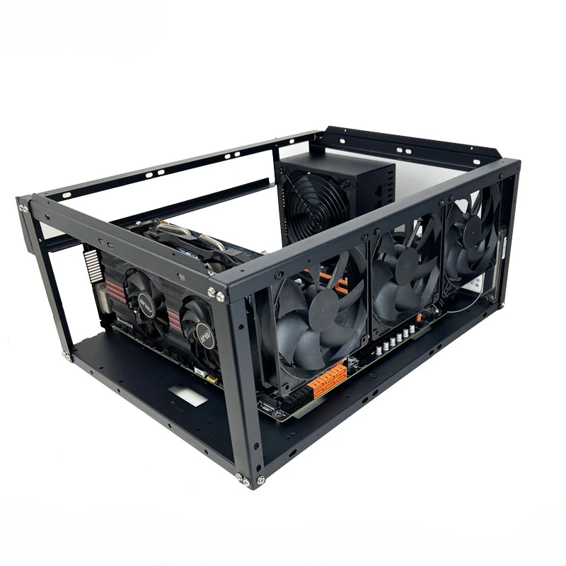 E03 Stackable DIY Open Chassis X79 X99 Dual EATX Motherboard Compact ...