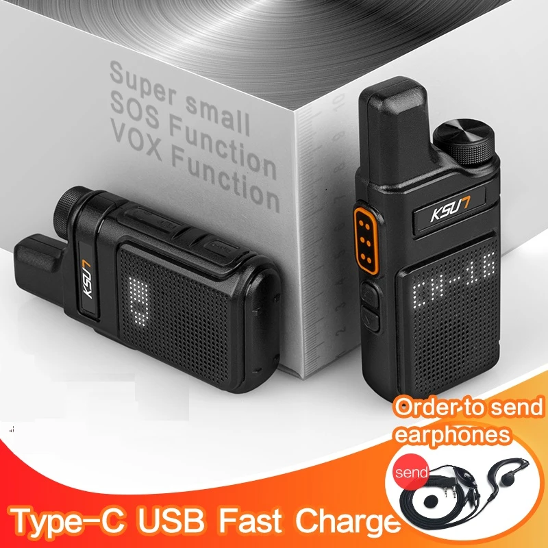 Radio Portable Ksun Walkie Talkie | Frs Walkie Talkie | Comunicador ...