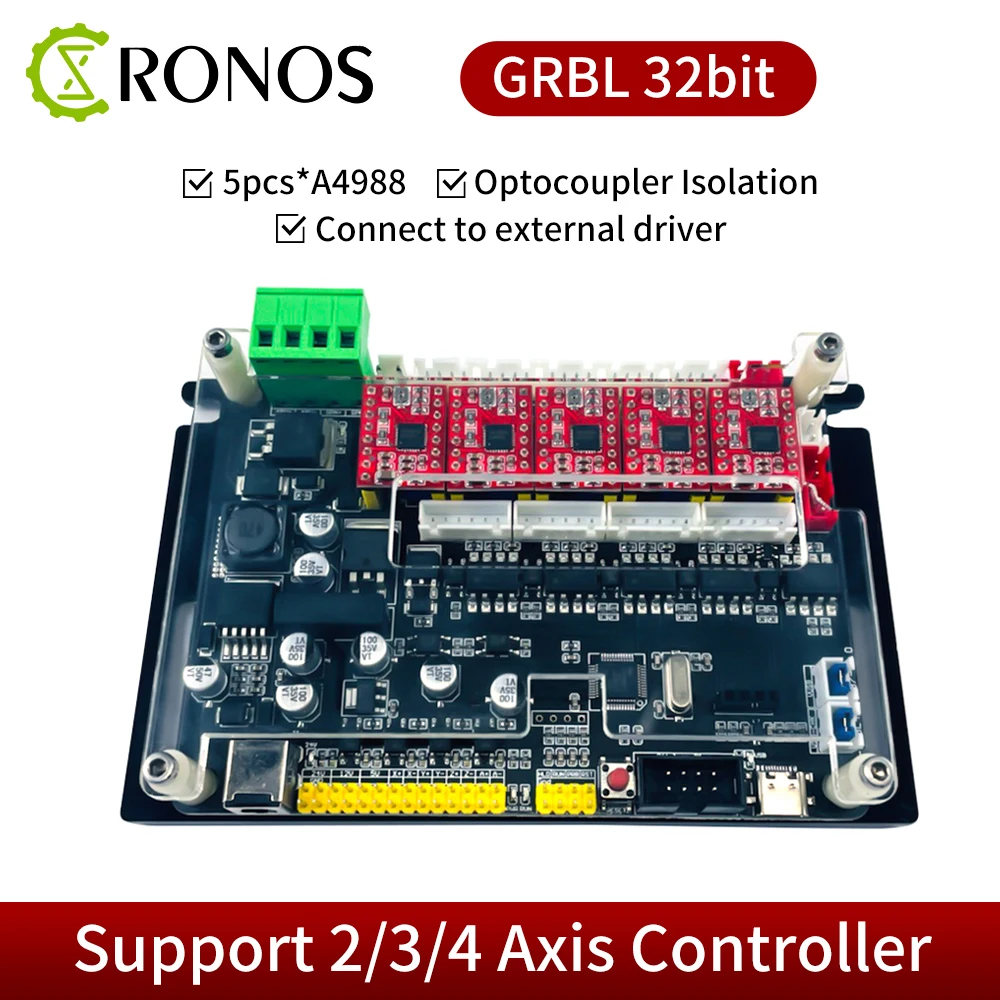 Offline Controller 32 bit 4 Axis Control Board, GRBL Control, Optical Coupling,With 300W/500W ...