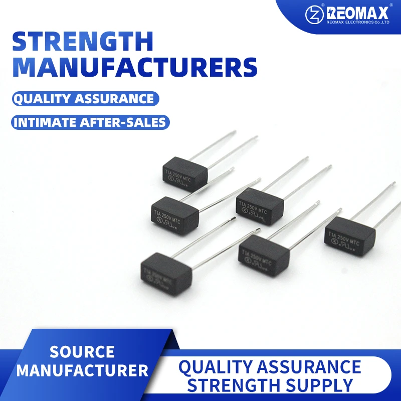 Square MFC Series Fast Acting Radial Lead Micro Fuse 8x4x5mm 100mA ...