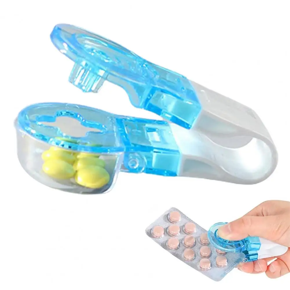 Mini Pill Taker Portable Pill Case Dispenser Convenience Storage Box ...
