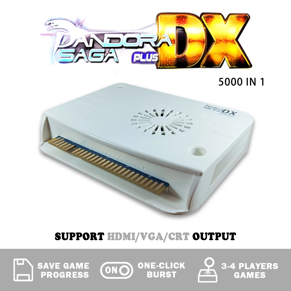 Pandora SAGA DX Plus Special 5000 en 1, Arcade, placa Jamma, compatible con CRT CGA, VGA, HDMI ...