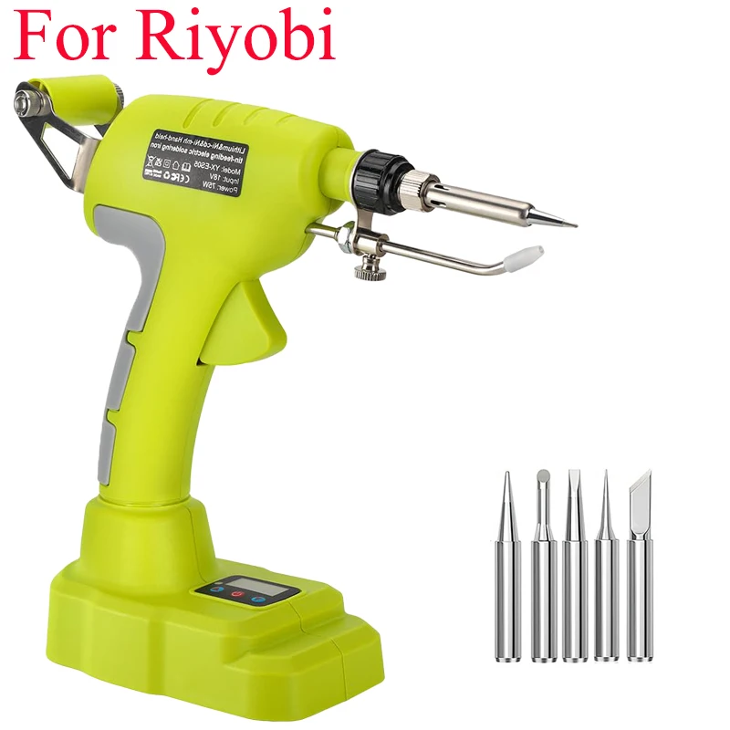 75W Electric Soldering Gun LED Digital Cordless Electric Soldering Iron ...
