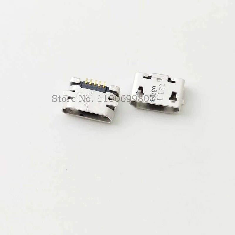 50-500 Pcs Micro Usb Jack Dock Socket Charging Port Connector For Nokia ...