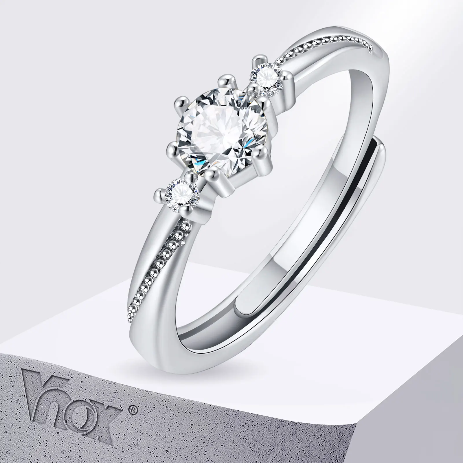 Vnox-anillo-solitario-para-mujer-anillo-de-boda-solitario-nupcial-banda ...