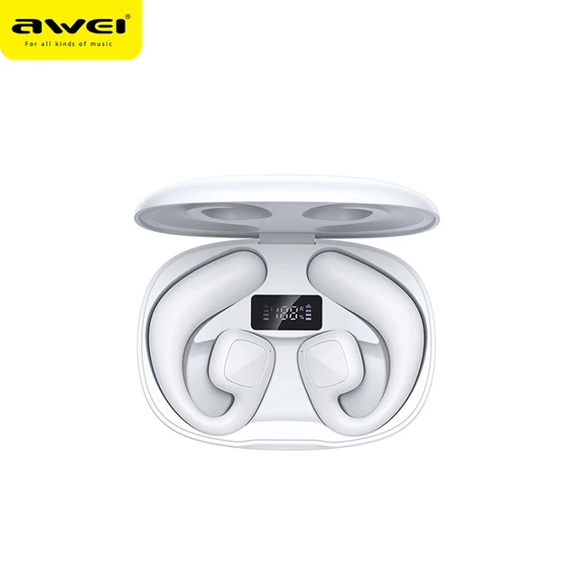 Awei T69 Air Conduction Bluetooth 5.2 Earphones HiFi Stereo Wireless ...