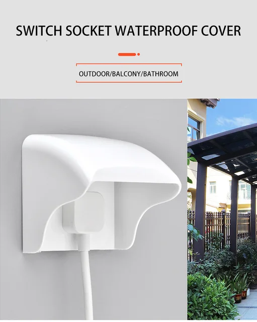 Outdoor Switch Box With Cover Outdoor Waterproof USB Wall Socket Box