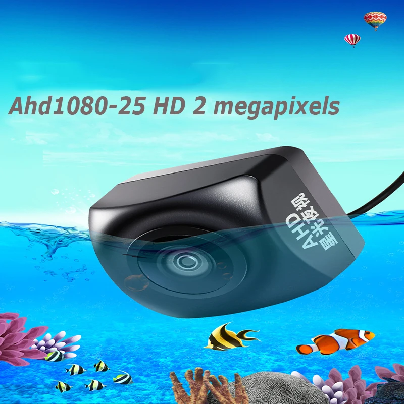 Refit-170-AHD-1080P-Vehicle-Rear-View-Camera-Car-Reverse-Black-Fisheye ...
