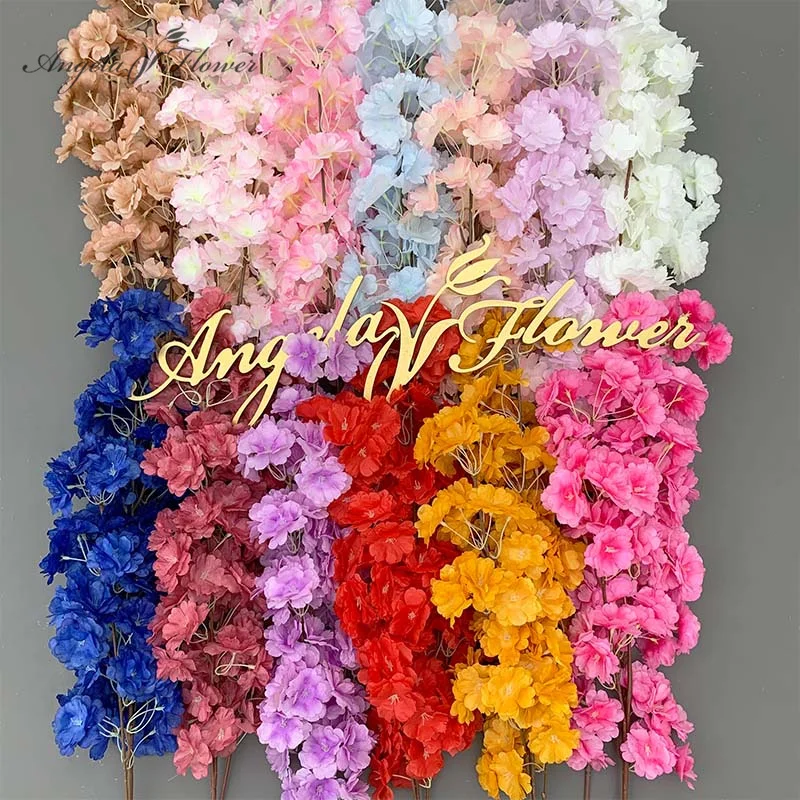 98cm-Silk-Cherry-Blossom-Artificial-Flower-Branch-DIY-Wedding-Floral ...