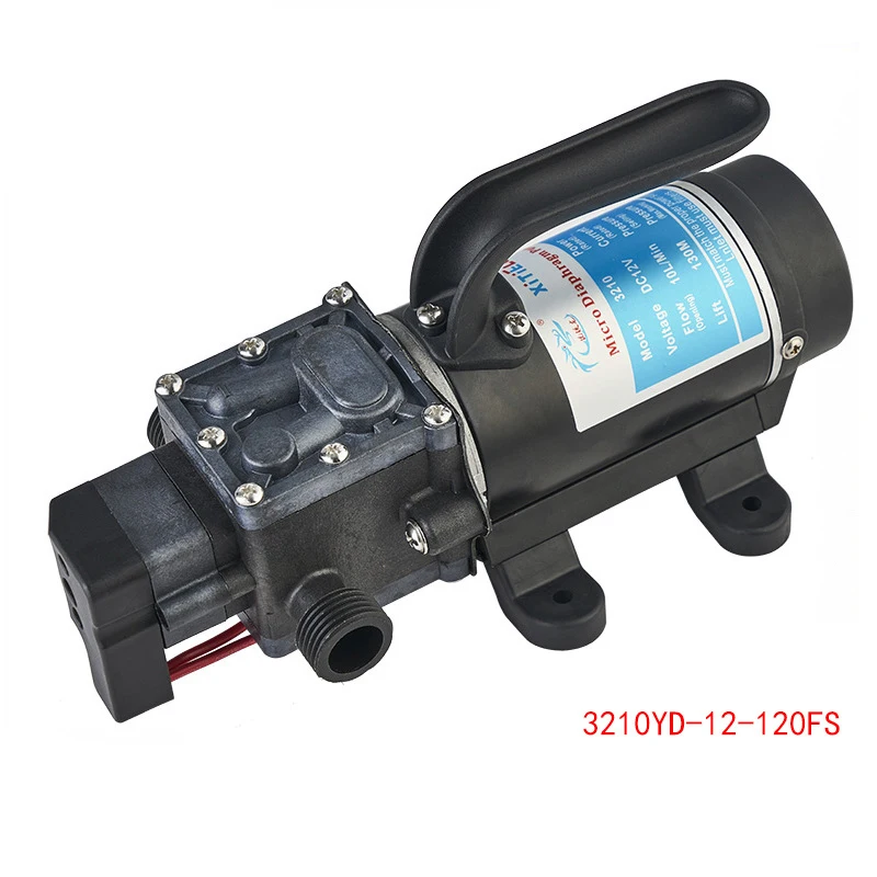 12V-24V-DC-Water-Pressure-Diaphragm-Pump-Industrial-120W-10L-Min-Self ...