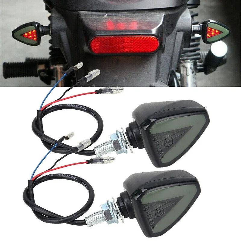 Motorcycle Rear Light Bobber Cafe Racer | Turn Light Led Cafe Racer ...