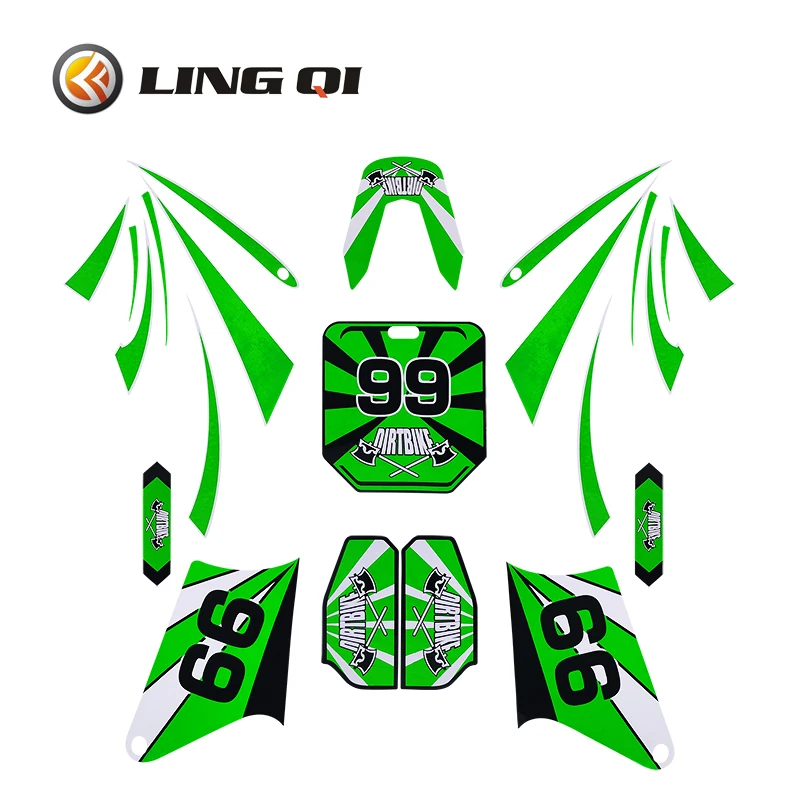 Stickers Motorcycle Pit Bike | Apollo Dirt Bike Decal 125cc ...